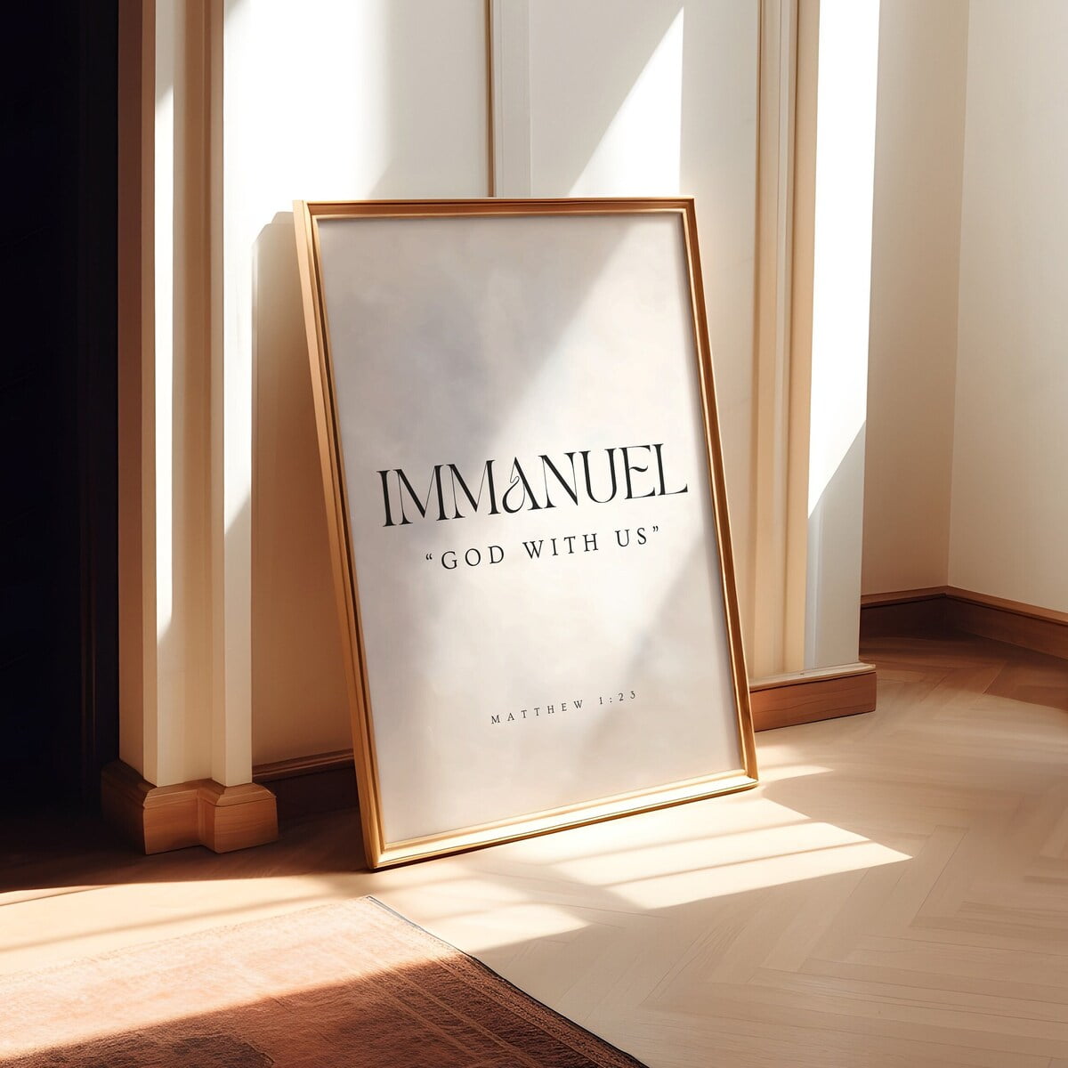 Zuno Matthew 1:23, Immanuel, God With Us, Christmas Bible Verse ...