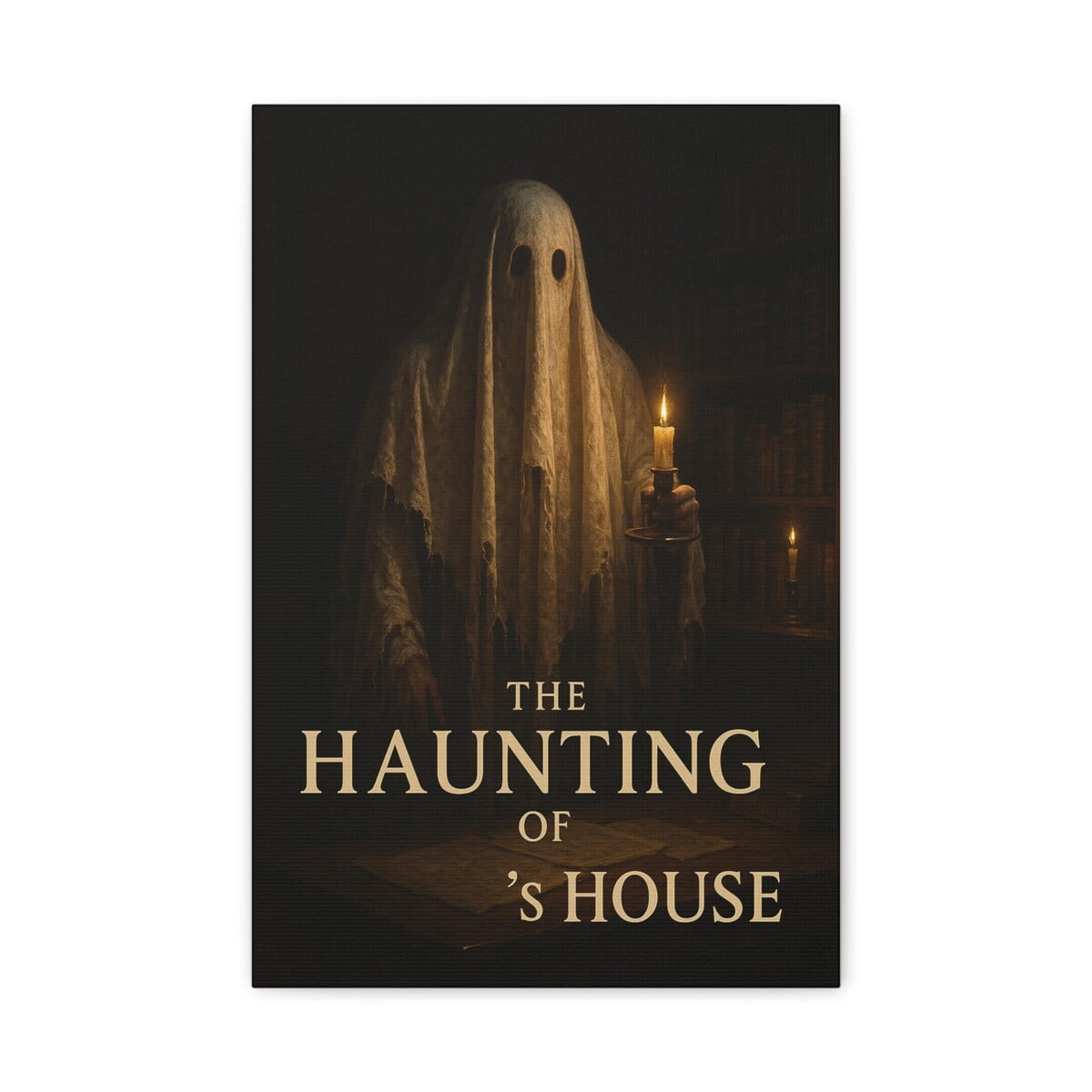 Zuno Print, Haunted Ghost Vintage Horror Poster, Gothic Realism Art ...