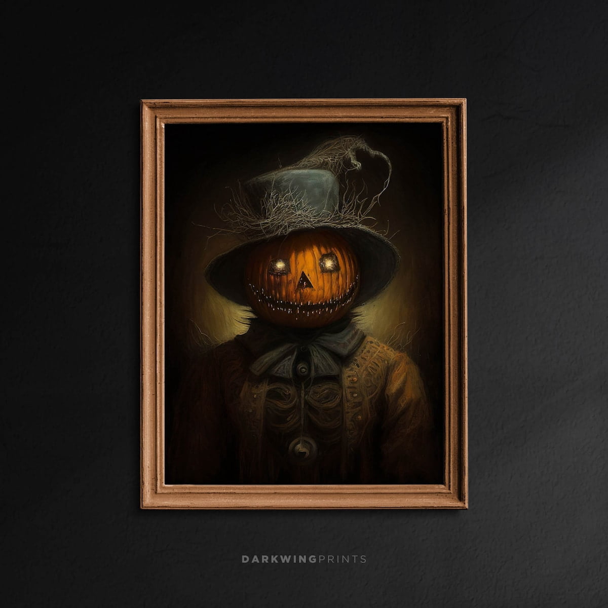 Zuno The Pumpkin Scarecrow Man, Spooky Portrait, Halloween , Dark ...