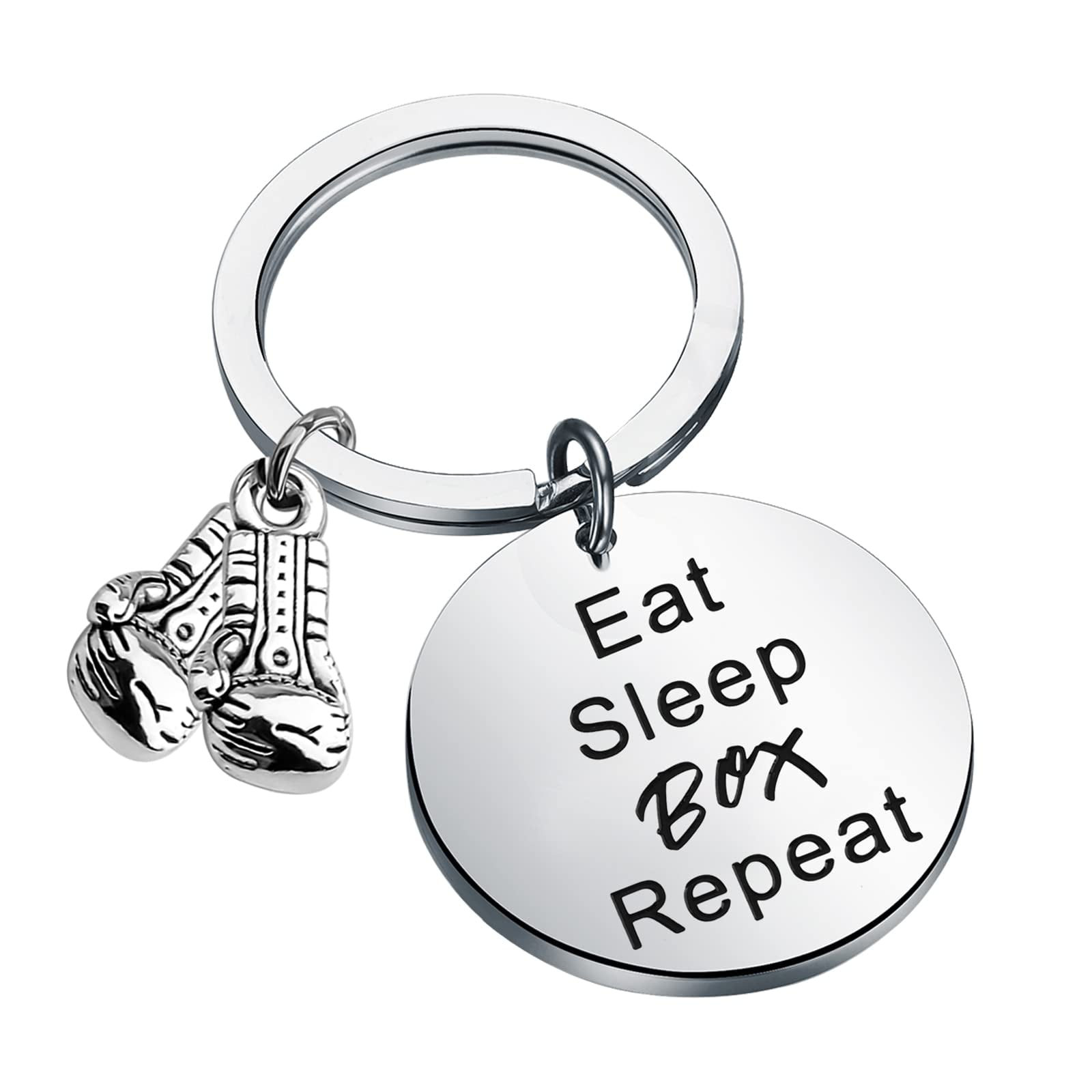 Zuo Bao Boxing Key chain Boxing Glove Eat Sleep Box Repeat Boxer Gift ...