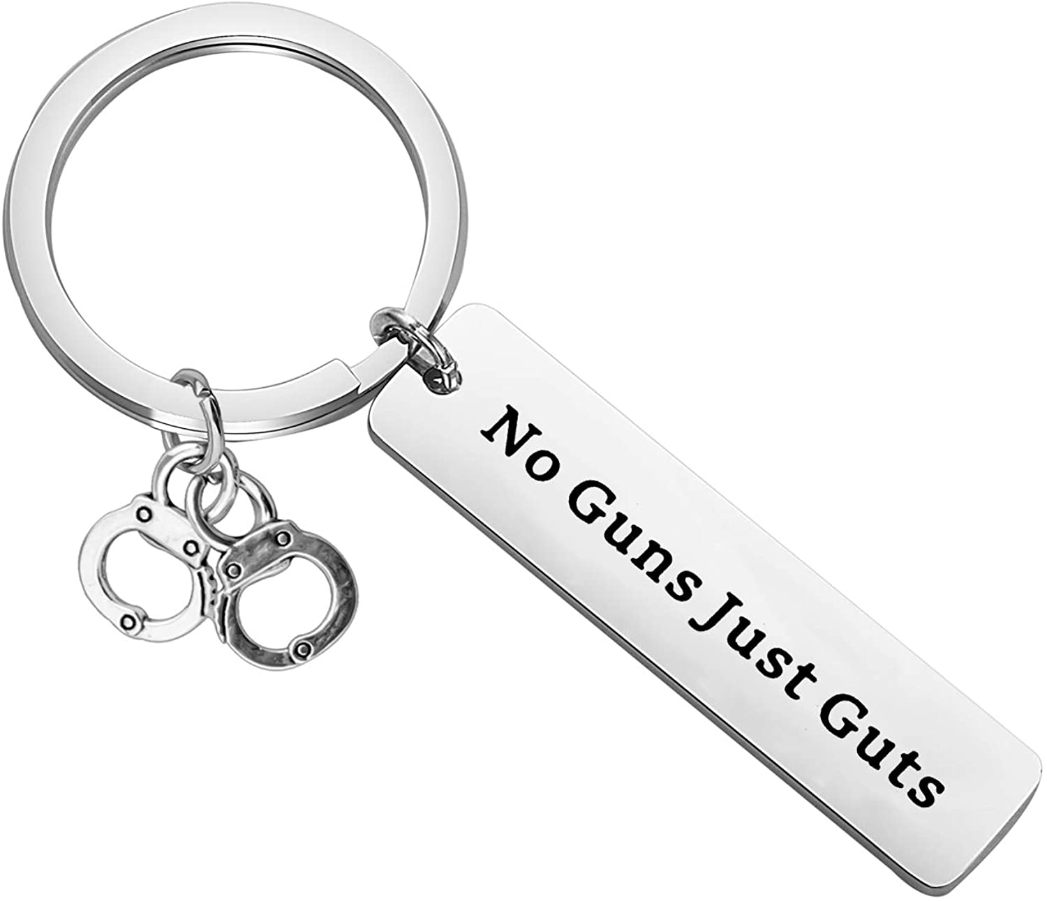 Zuo Bao Correctional Officer Gift No Guns Just Guts Keychain Gift for ...