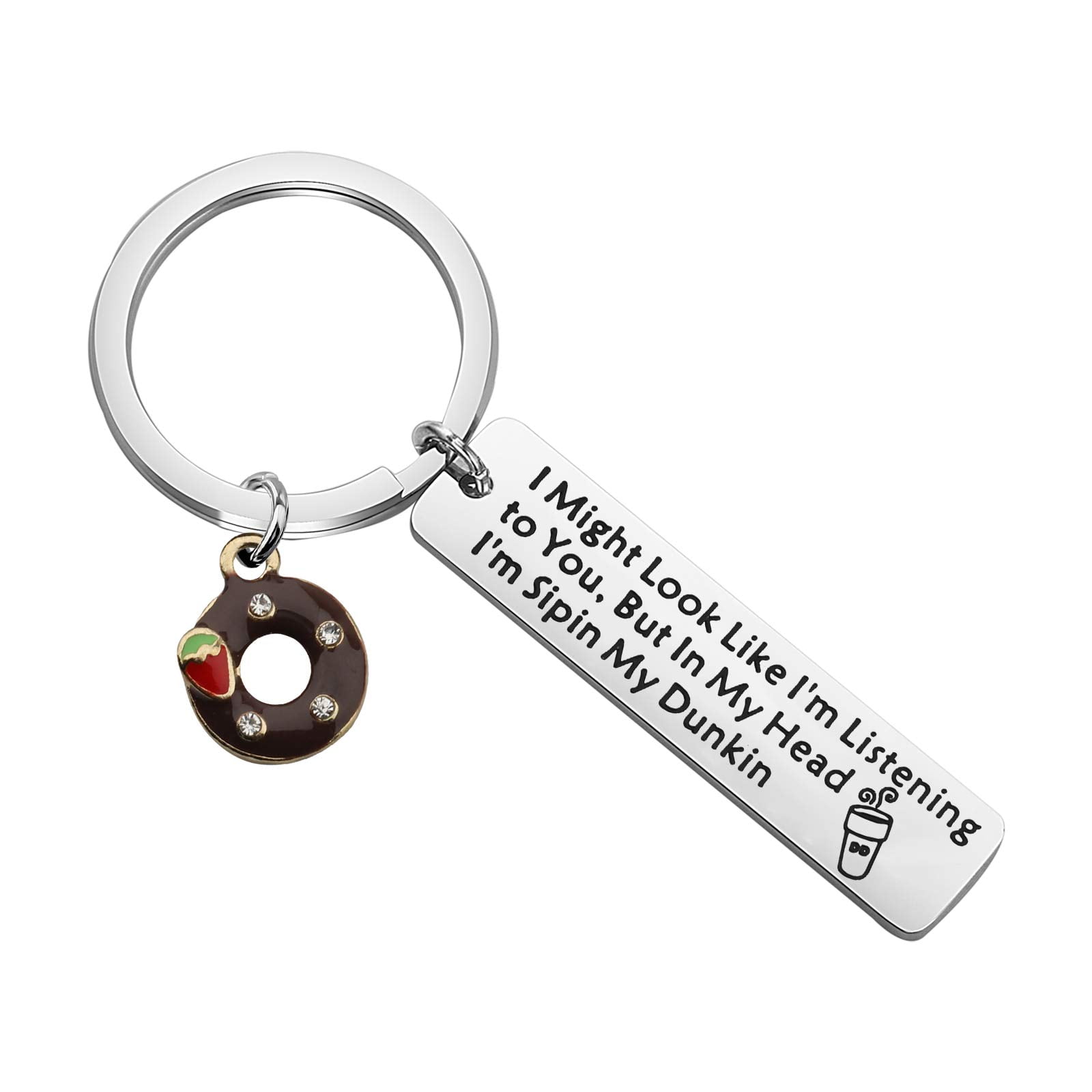 Zuo Bao Dunkin Donuts keychain Dunkin Coffee Lover Jewelry Sipin My ...