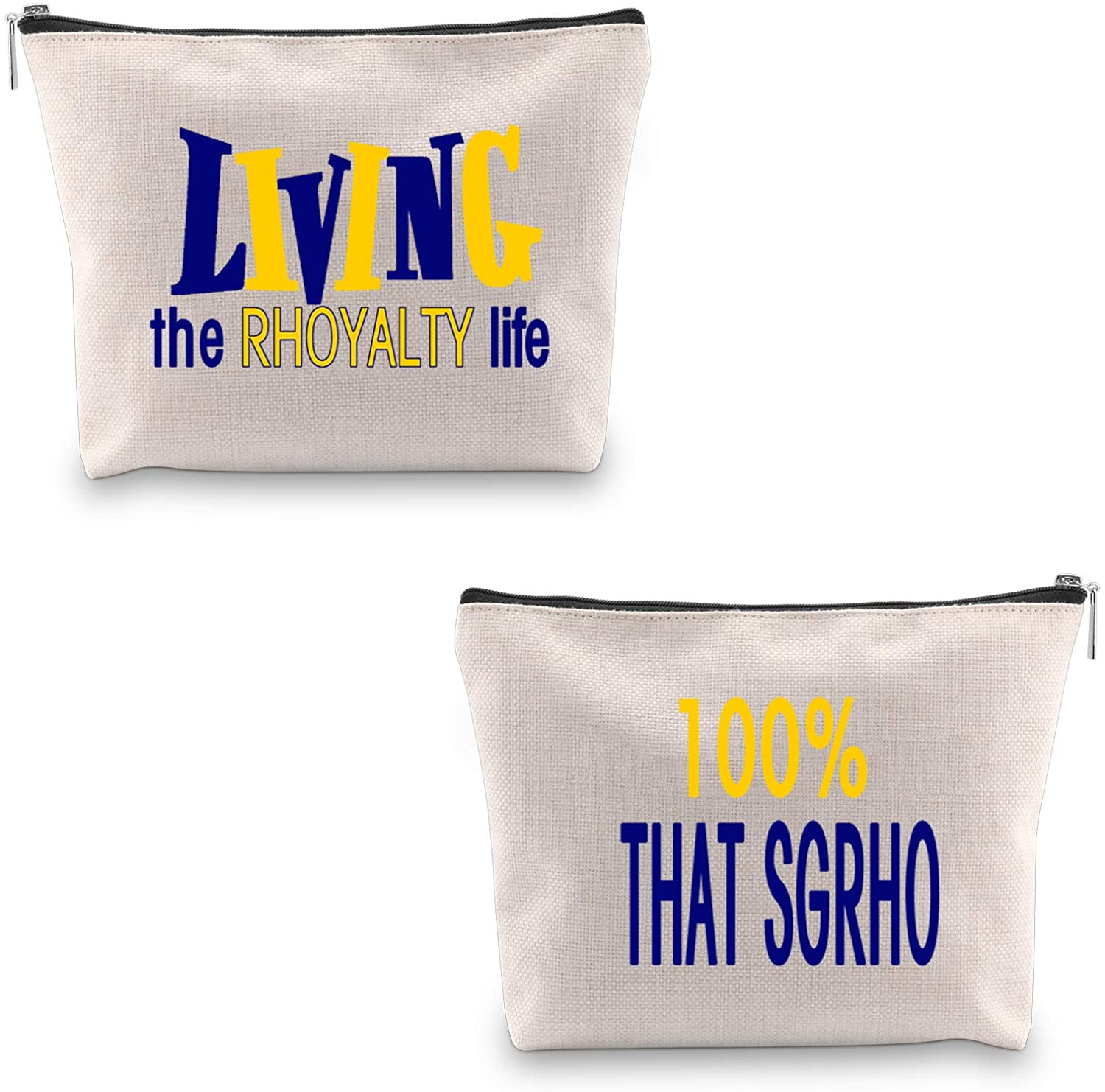 Zuo Bao Sigma Gamma Rho Makeup Bag Gift Living The Rhoyalty Life 100 % ...