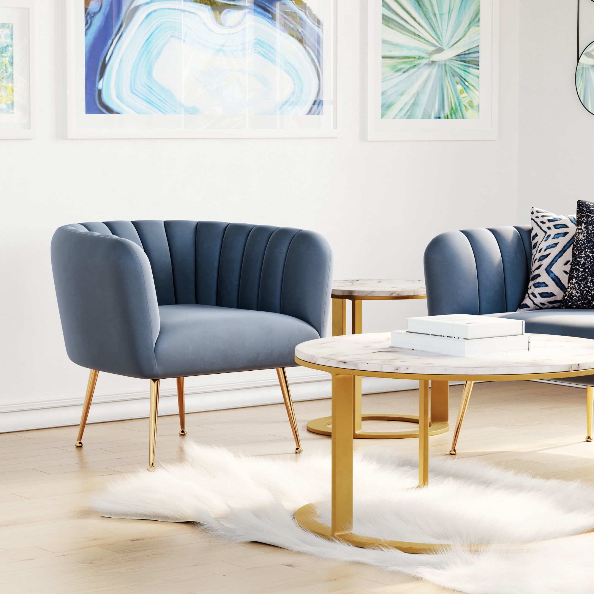 Deco Accent Chair Gray Accent Chair, Modern Style, Soft and smooth ...