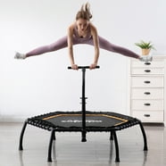 "JumpSport 350 Pro Fitness Indoor Trampoline, 39"" Cardio Workout ...