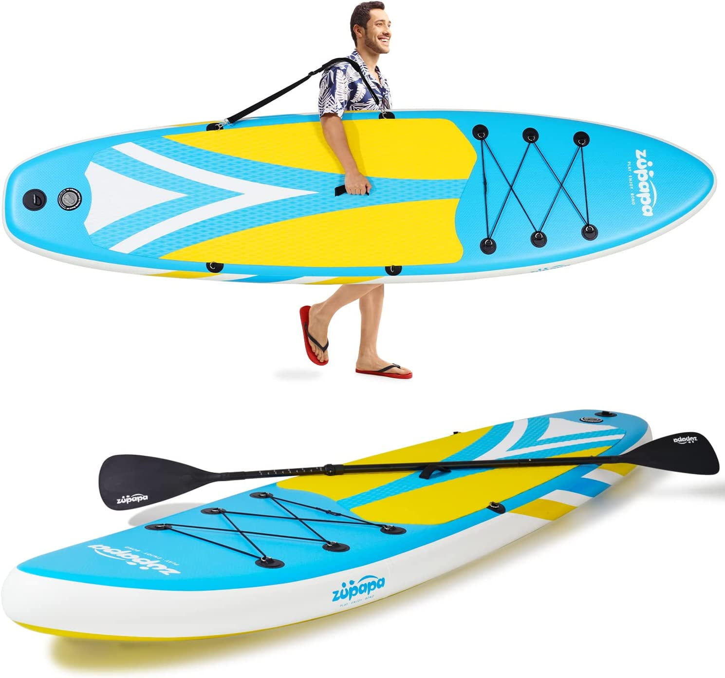 Zupapa Inflatable Stand Up Paddle Board for Youth & Adult Standing Boat ...