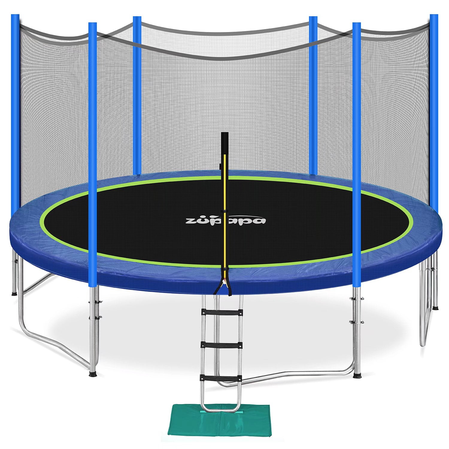 Zupapa No-Gap Design 16 15 14 12 10 8FT Trampoline for Kids with Safety ...
