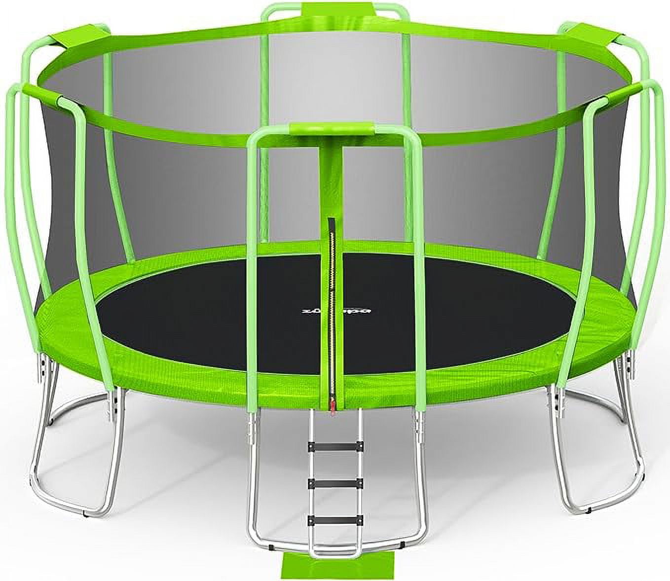 Zupapa No-Gap Design 16 15 14FT Trampoline for Kids with Safety ...