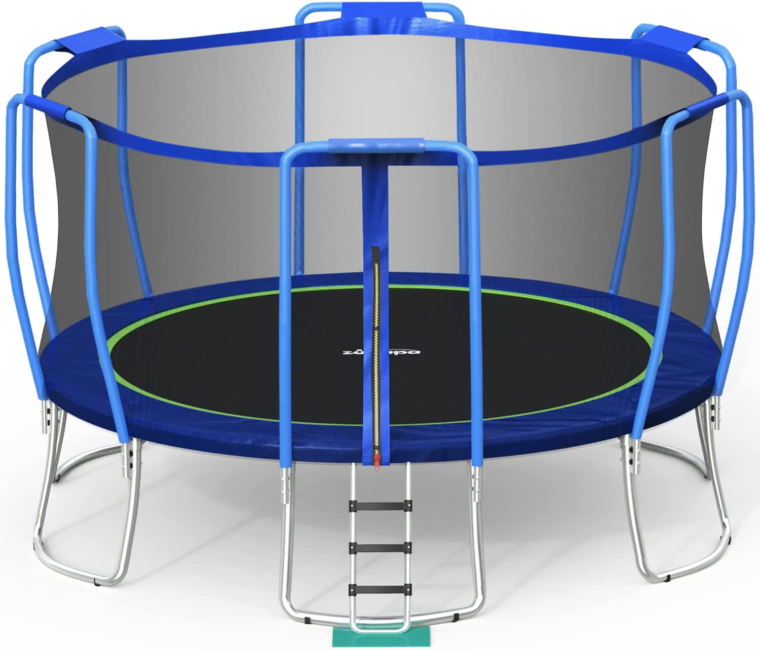 Zupapa No-Gap Design 16FT 15FT 14FT 12FT 10FT Trampoline for Kids with ...
