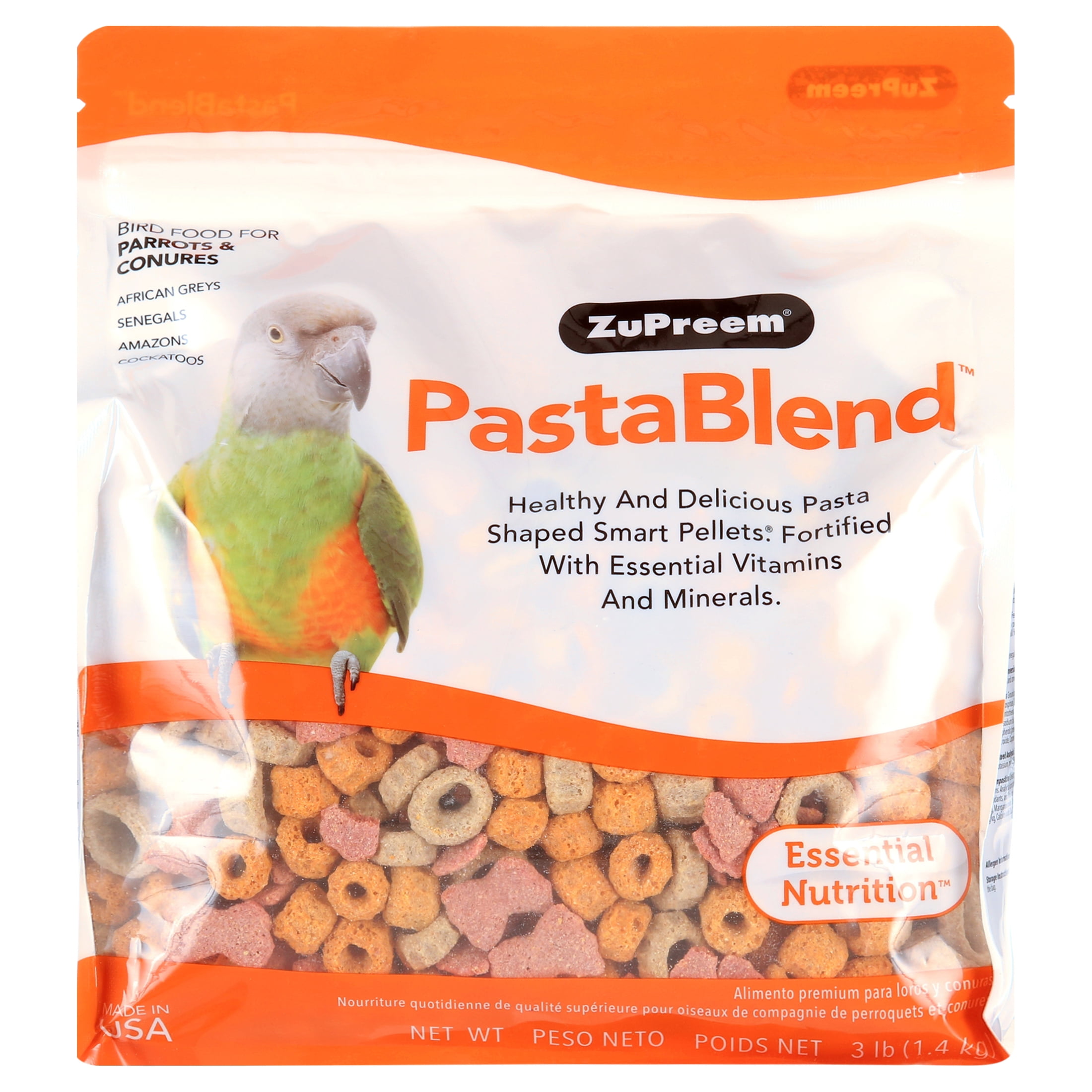 Zupreem® Pastablend™ Bird Food Pellets for Parrots and Conures ...