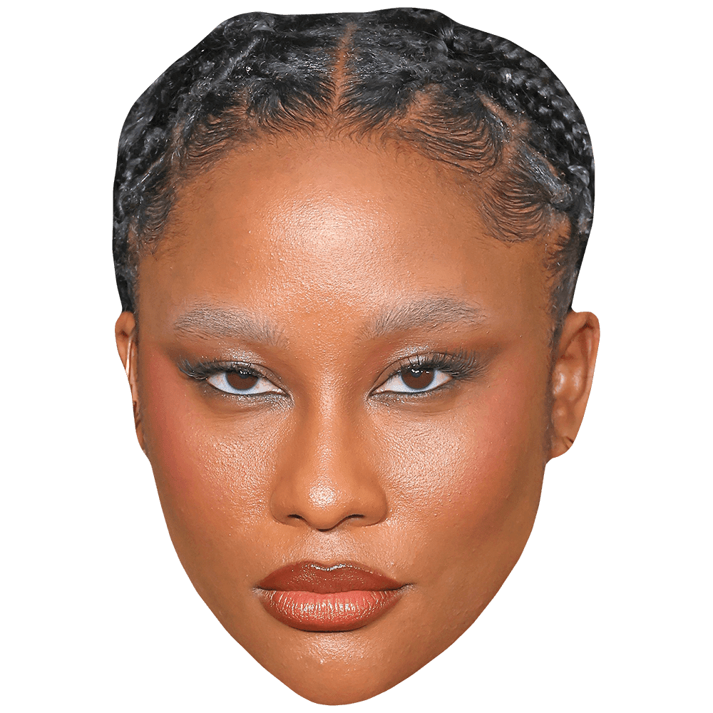 Zuri Marley (Make Up) Celebrity Mask, Flat Card Face, Fancy Dress Mask ...