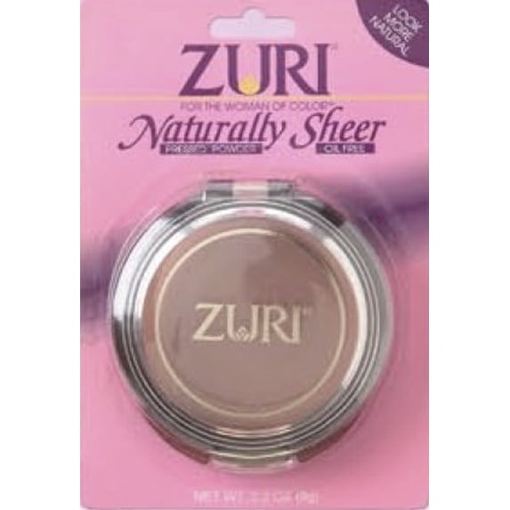 Zuri Naturally Sheer Pressed Powder - Soft Brown - Walmart.com