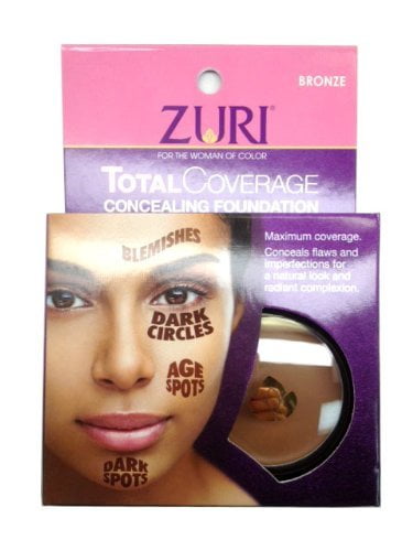 Zuri Total Coverage Concealing Foundation - Bronze - Walmart.com