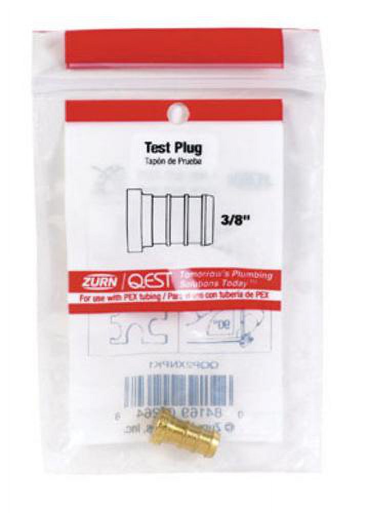 Zurn QQP2GXNPK1 Pex Test Plug 3/8Barb - Walmart.com