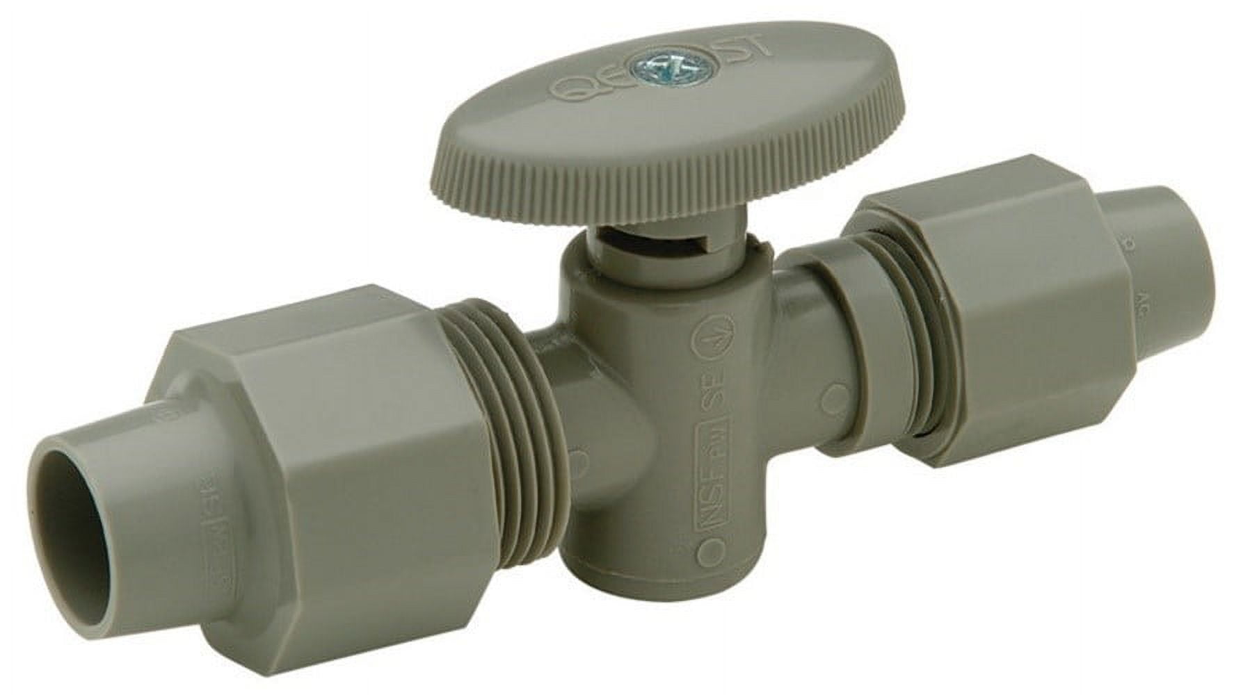 Zurn Qest 1/4 in. CTS x 3/8 in. Plastic Stop Valve - Walmart.com