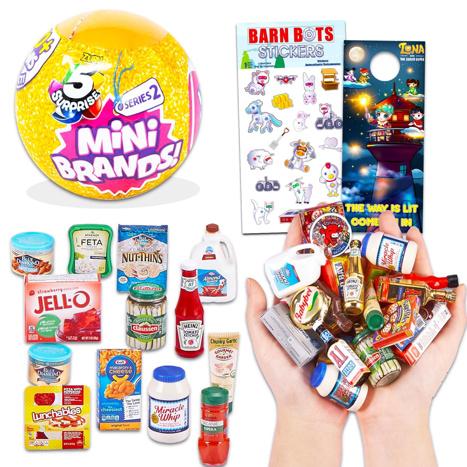 Zuru 5 Surprise Mini Brands Series 2 Mystery Set Bundle with Pikmi Pops ...