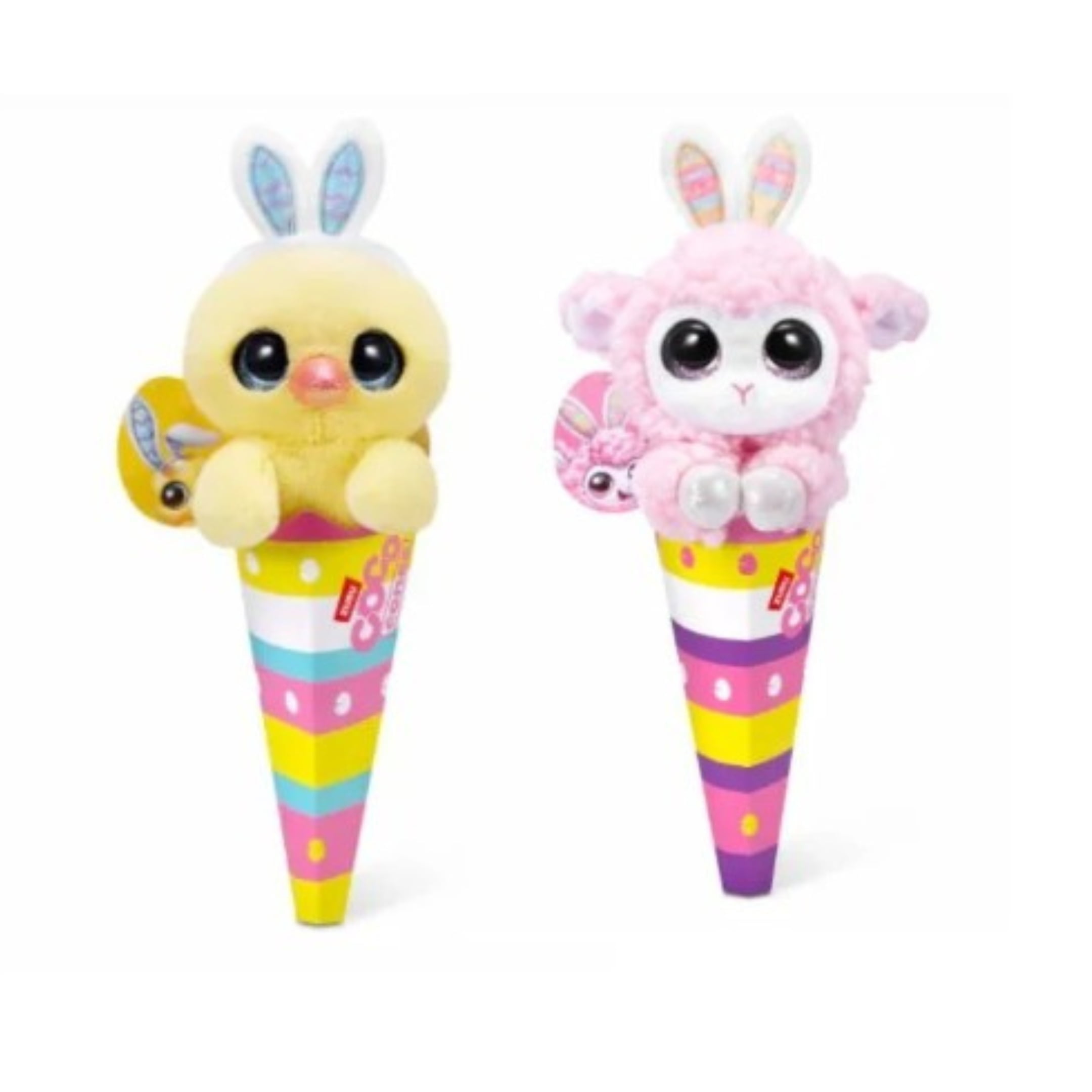 Zuru Coco Cones - Mindy (Lamb) and Cornflakes (Duck) Easter Plush - 2 ...