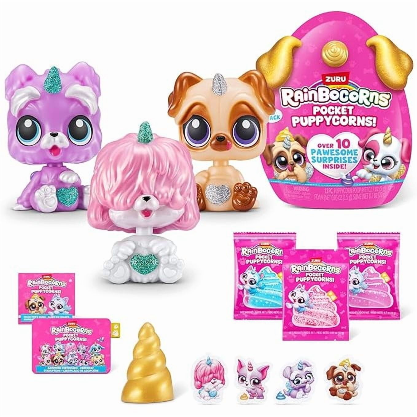 Zuru Large Size Rainbocorns Pocket Puppycorns Cloud Wave Magic Egg ...