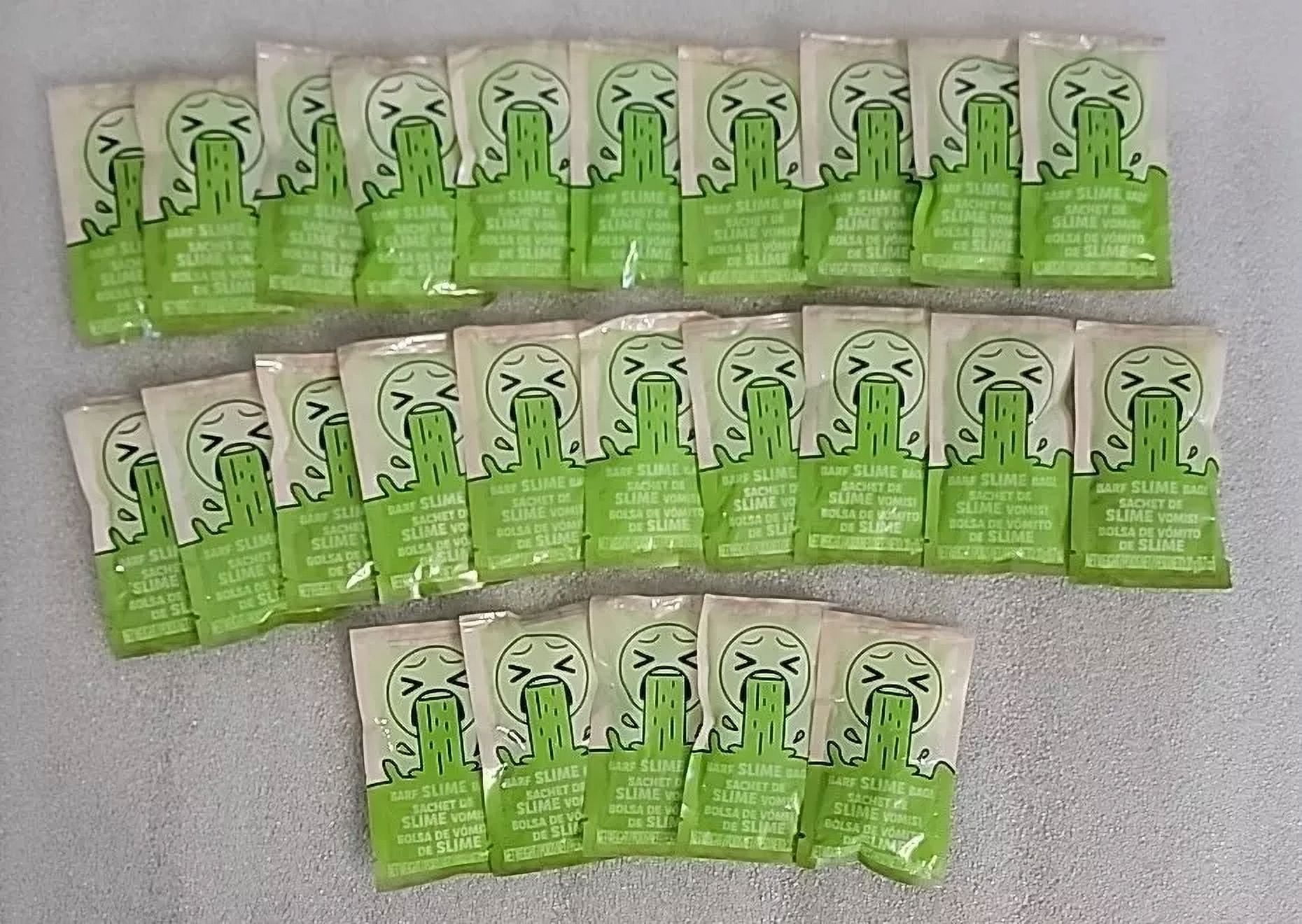 Zuru MEGA GROSS MINIS Lot of 25 Green Barf Slime Vomit Bags (0.7oz) Each Bag - Walmart.com