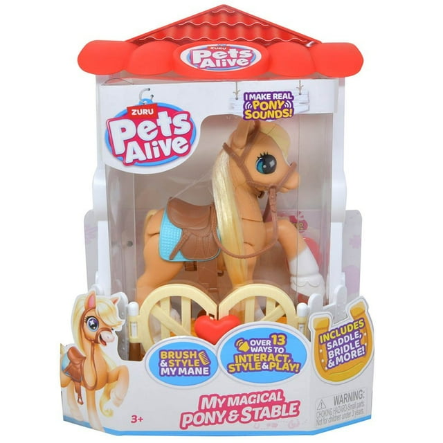 Zuru Pets Alive Robotic Pony Playset - Series 1 - Walmart.com