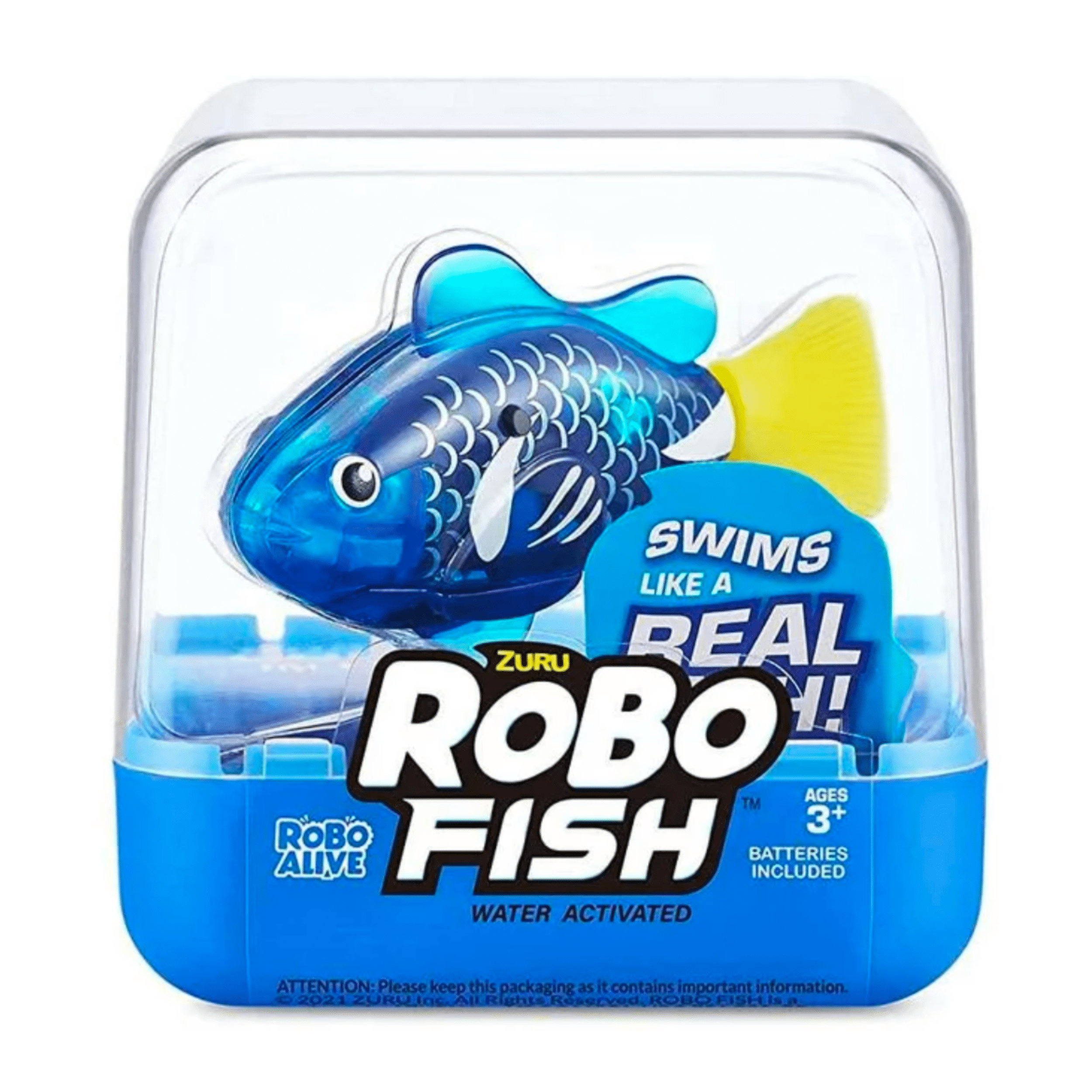 Zuru Robo Alive Robo Fish Changes Color Robotic Swimming Fish Water ...