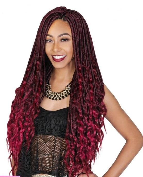 Zury Goddess Loc Crochet Braid Loose Wave - 18INCH, 2 2 18INCH ...