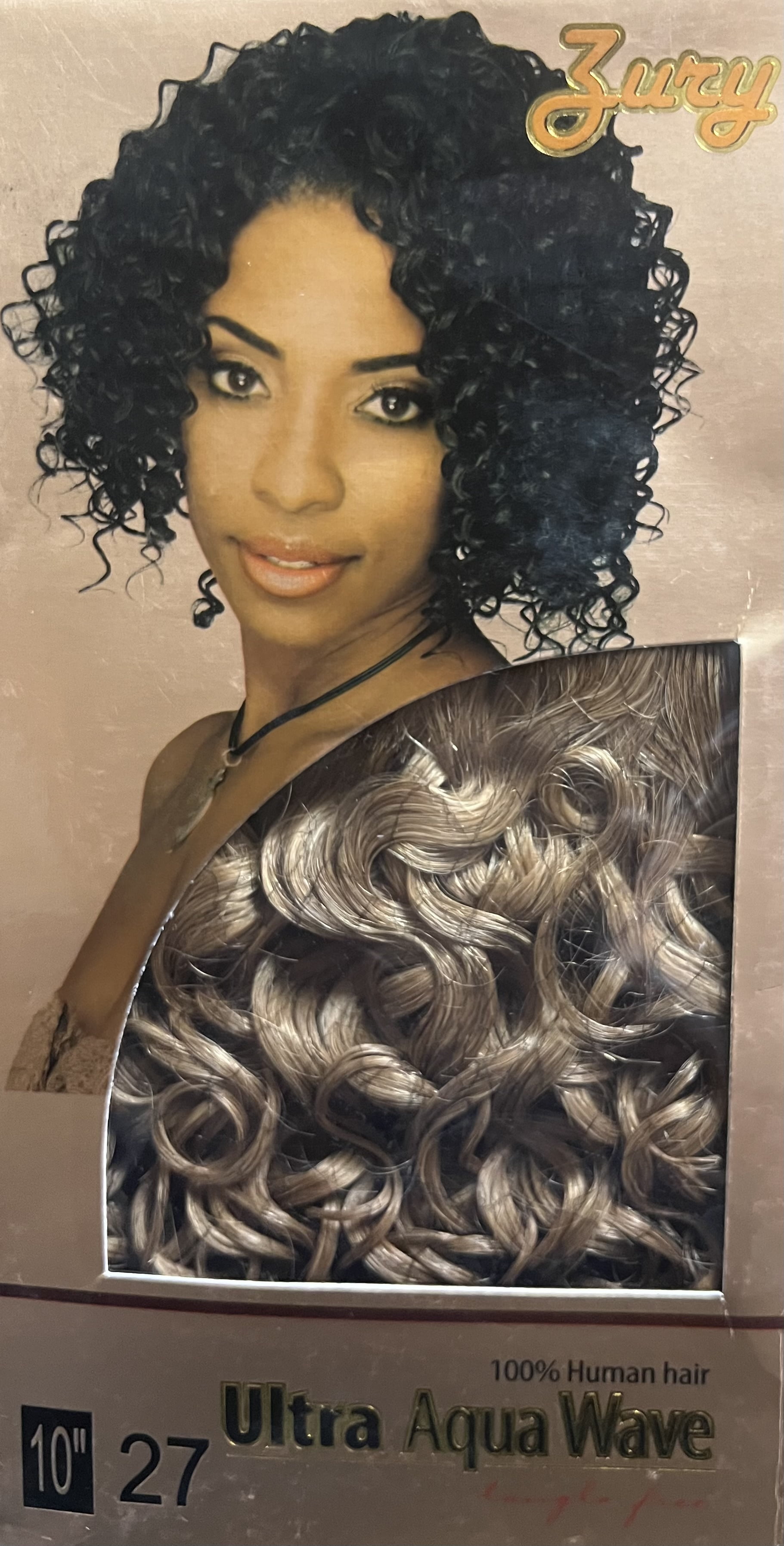 Zury Ultra Aqua 100% Human Hair WVG 10”inch -Color #27 - Walmart.com