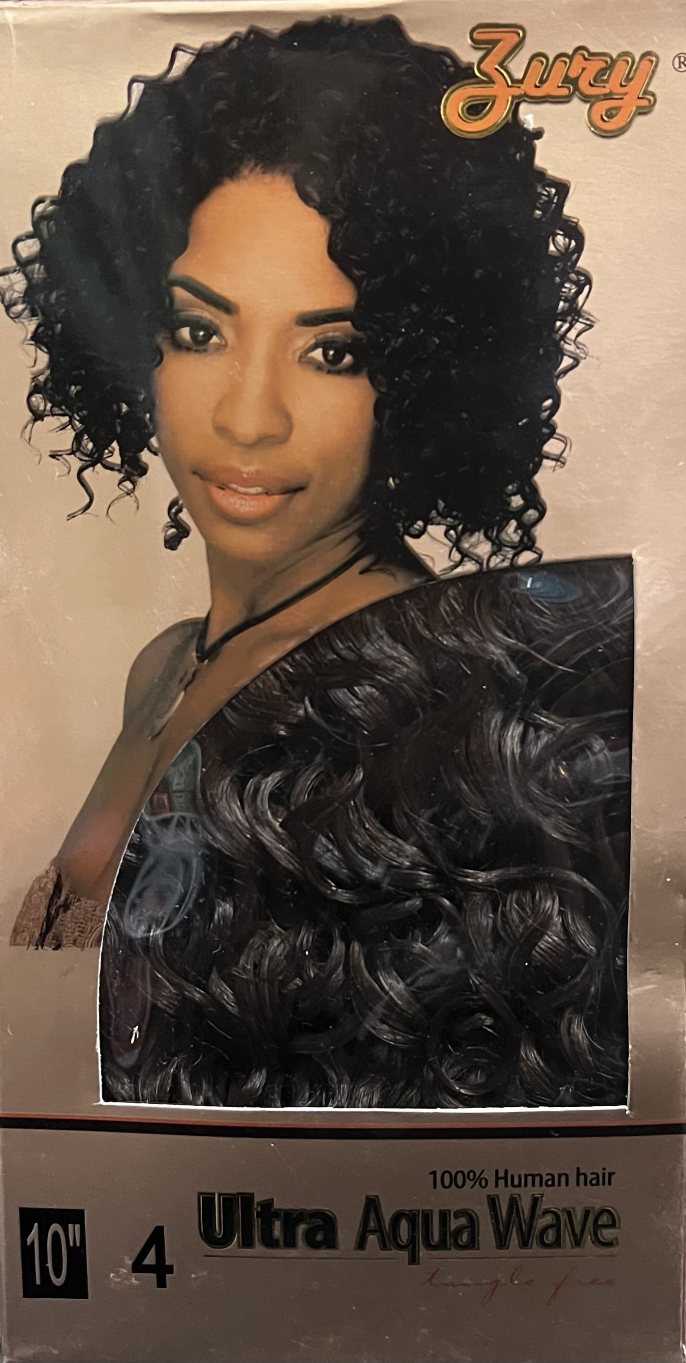 Zury Ultra Aqua Wave 100% Human Hair WVG 10”inch -Color #4 - Walmart.com