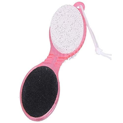 Zusaca 4in1 Pedicure Tool MultiUse Foot File Scrubber Brush Buffing ...
