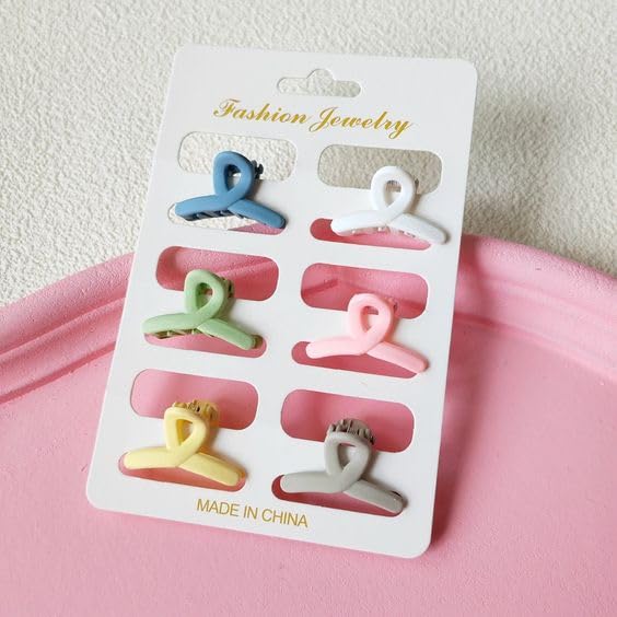 Zusaca Hair Claw Clip Butterfly Frosted Color Plastic Hair Barrette ...