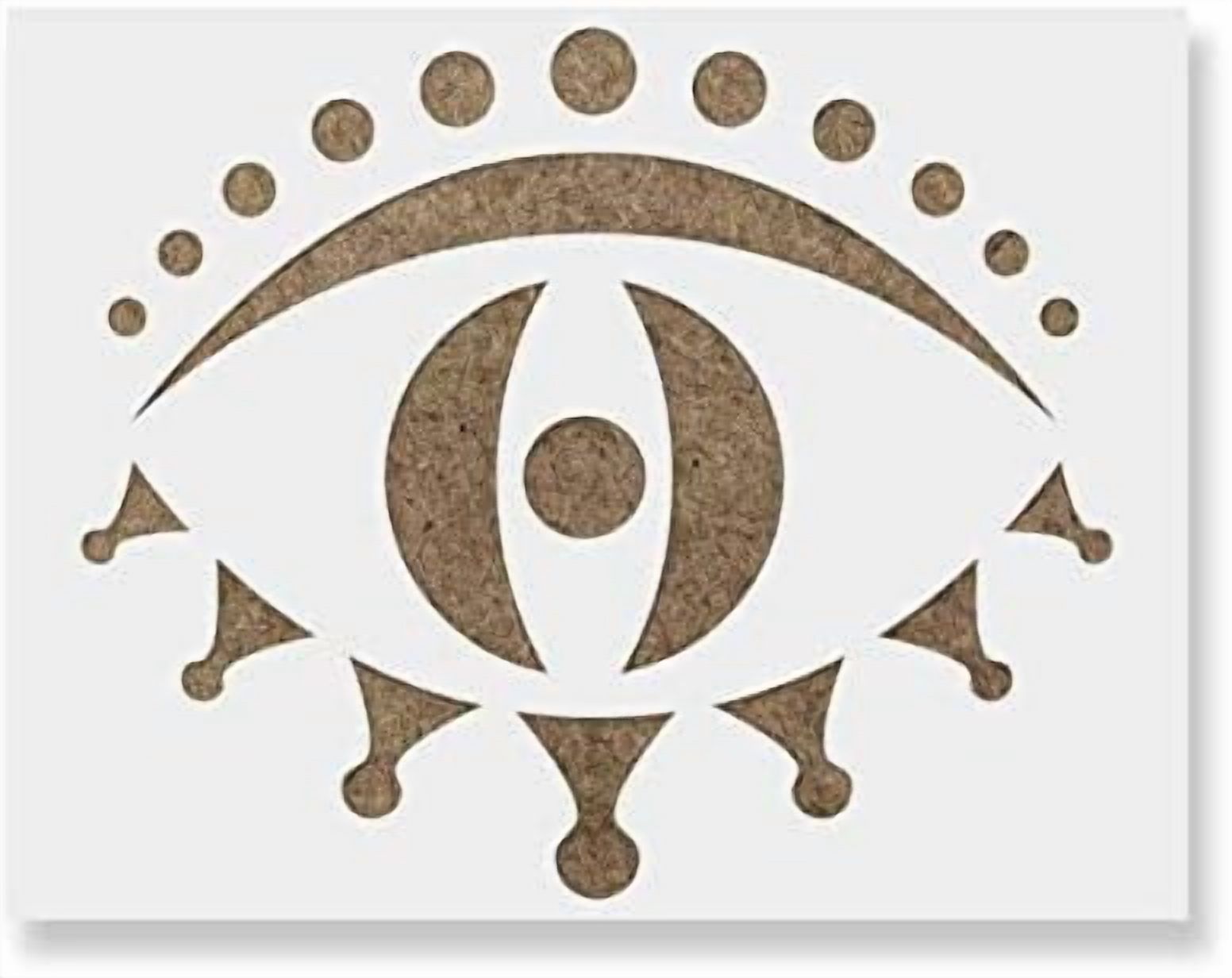 Zuul Evil Eye Stencil - Bring Your Haunted Visions to Life, Horror ...
