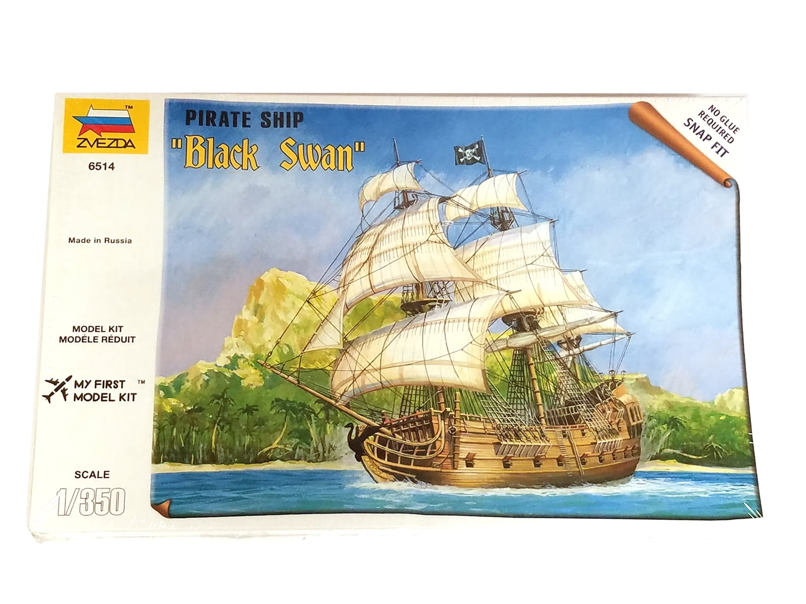 Zvezda #6514 1/350 Scale Unpainted Miniature Figure - Model: Black Swan ...