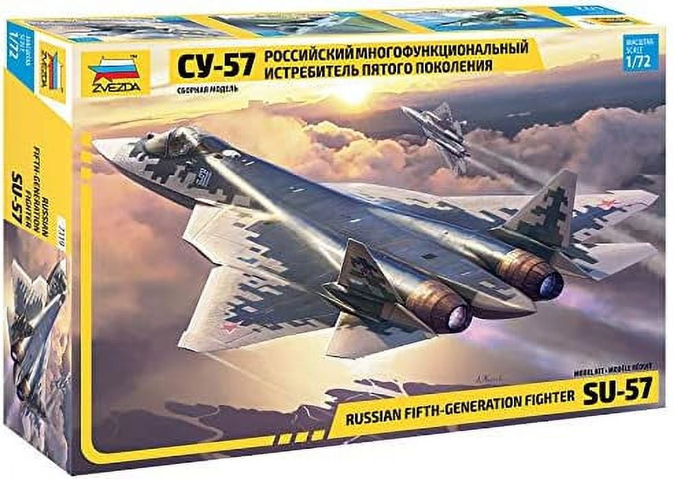 Zvezda ZVD7319 - Russian Fifth-Generation Fighter SU-57 - Plastic Model ...