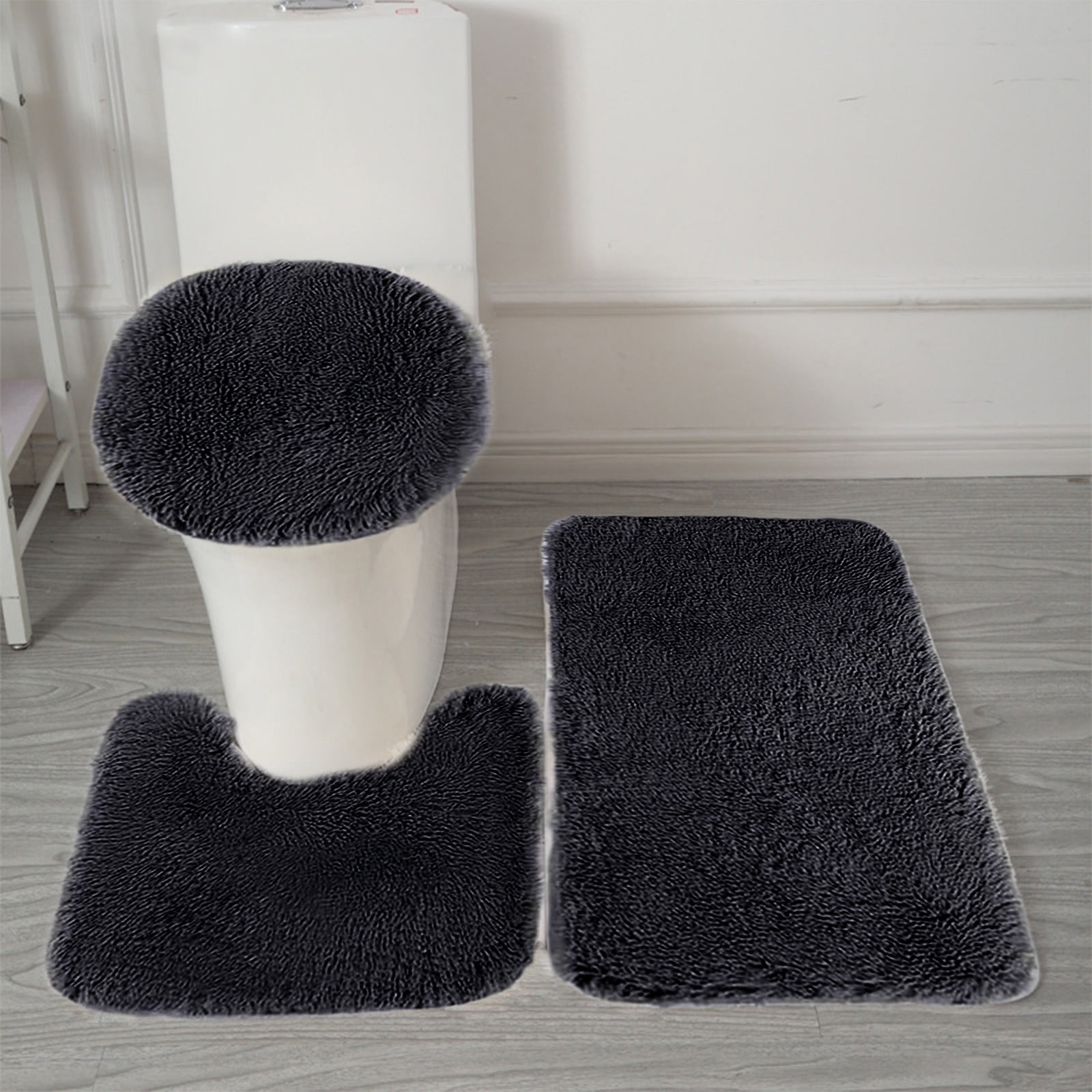Zvmxot Bathroom Rugs Sets 3 Piece, Soft Absorbent Microfiber Bath Rugs ...