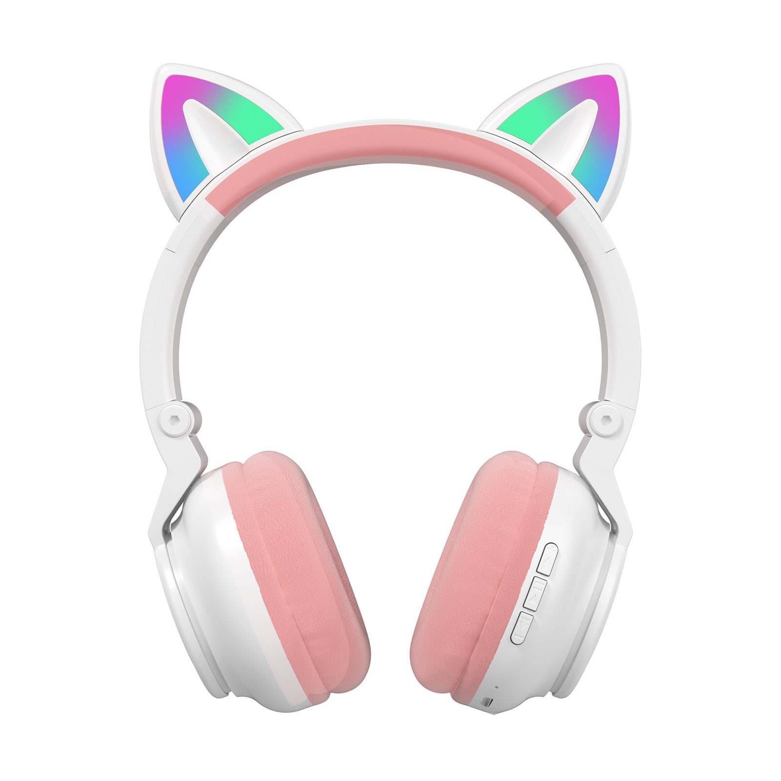 Zvmxot Cute Ear Bluetooth Headphones for Kids & Adults, Wireless ...