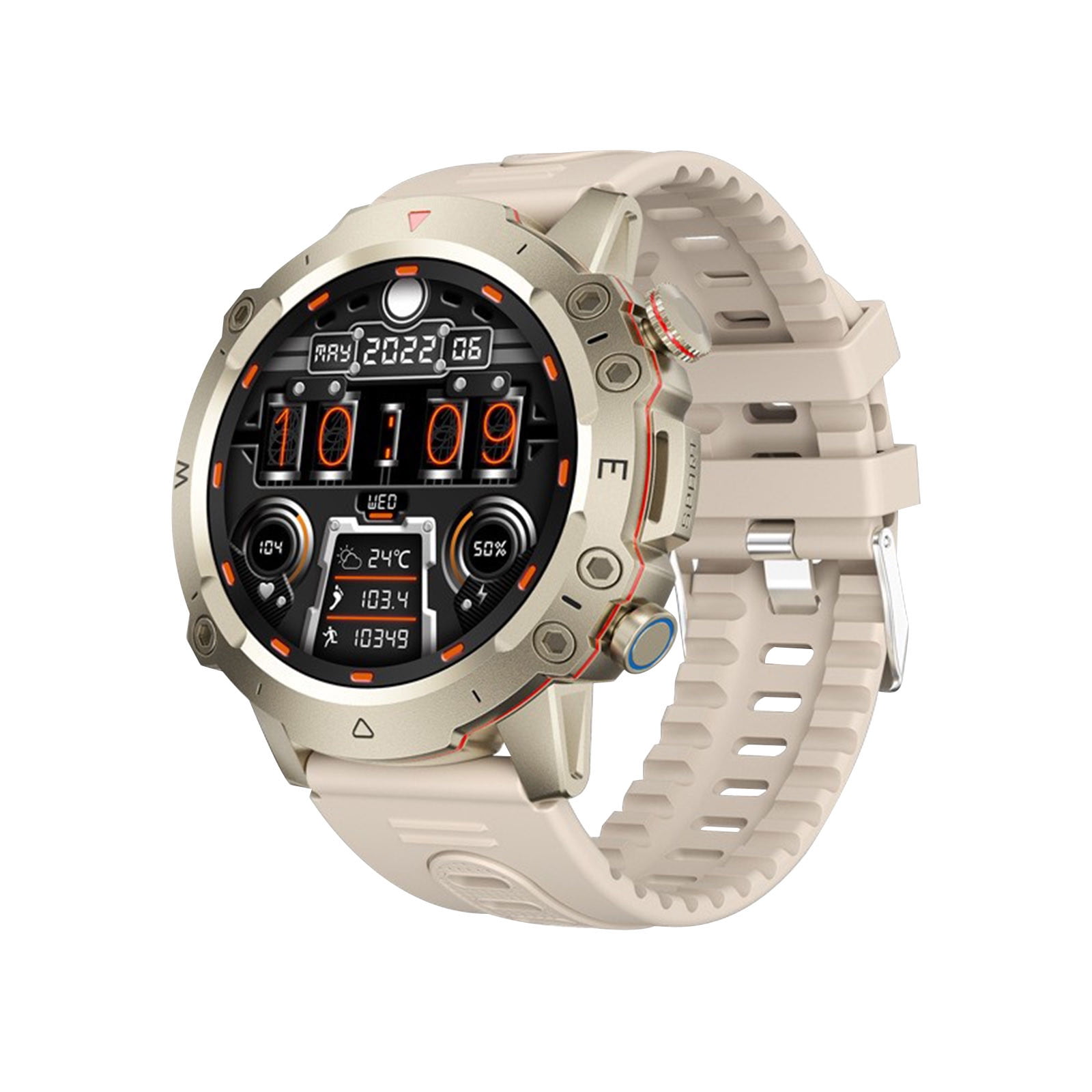 Zw48 Smartwatch Bluetooth Call Three Proof Outdoor Exercise Meter Steps ...