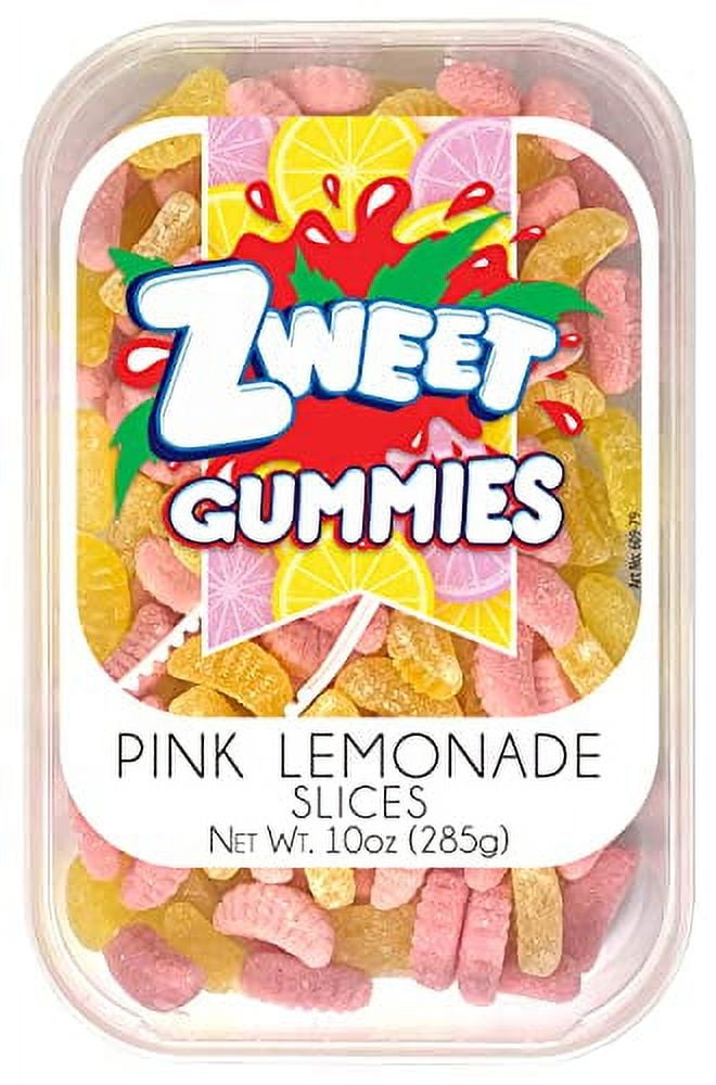 Zweet Gummy Candy Pink Lemonade Chewy Candy - 10 Ounce â€“ Gummy Kosher ...