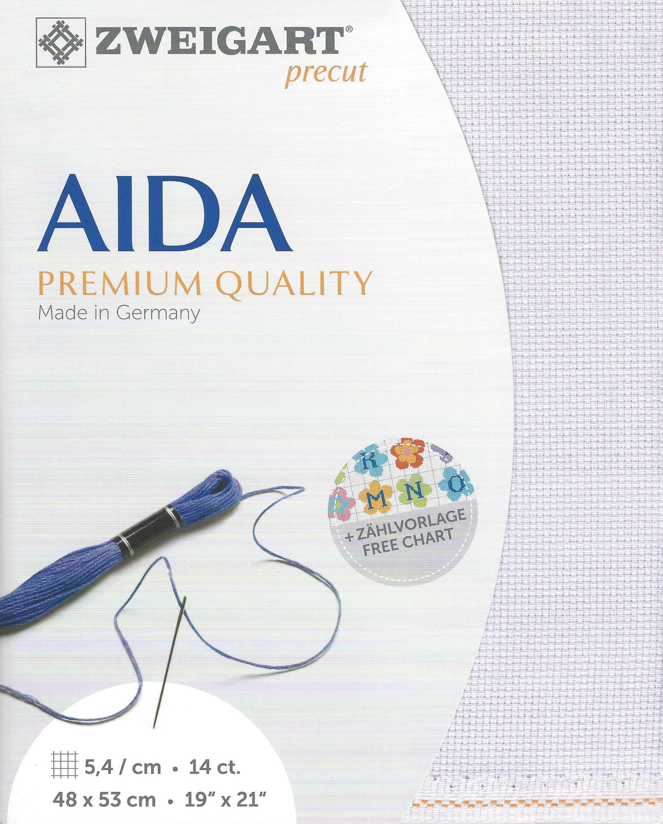 Zweigart Precut Stern-Aida 14 count Lavender Bliss 3706/5050 - Walmart.com