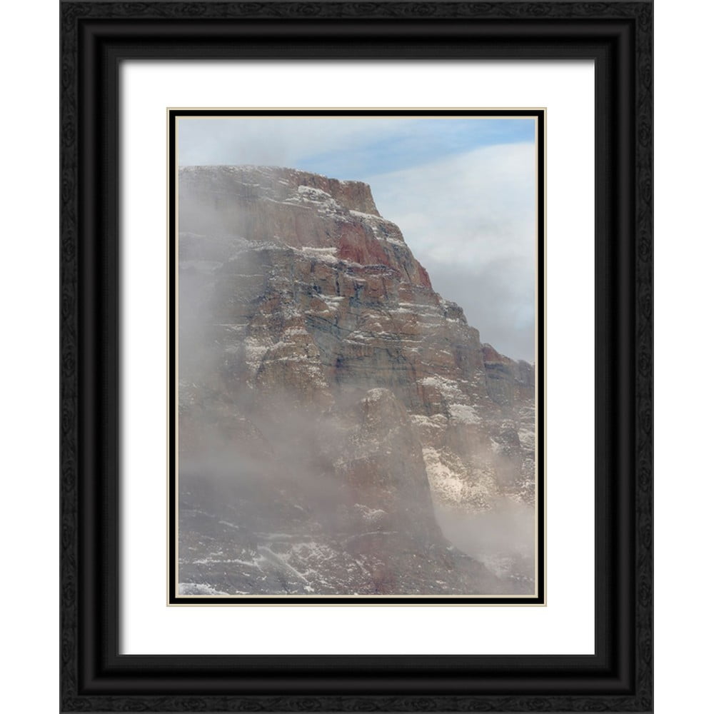 Zwick, Martin 12x14 Black Ornate Wood Framed with Double Matting Museum ...