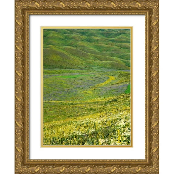 Zwick, Martin 12x14 Gold Ornate Wood Framed with Double Matting Museum ...