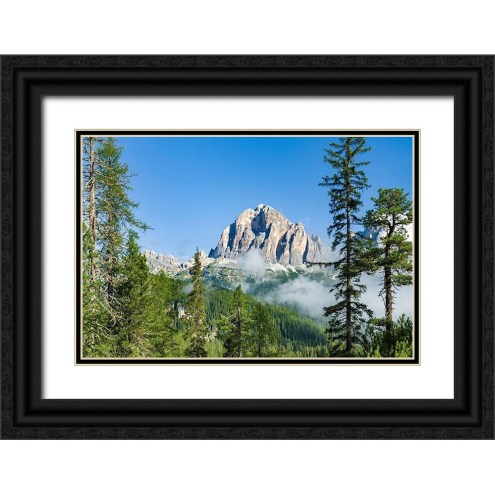 Zwick, Martin 14x11 Black Ornate Wood Framed with Double Matting Museum ...