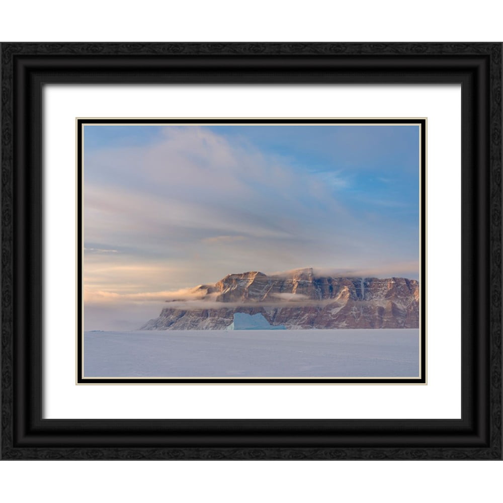 Zwick, Martin 14x12 Black Ornate Wood Framed with Double Matting Museum ...