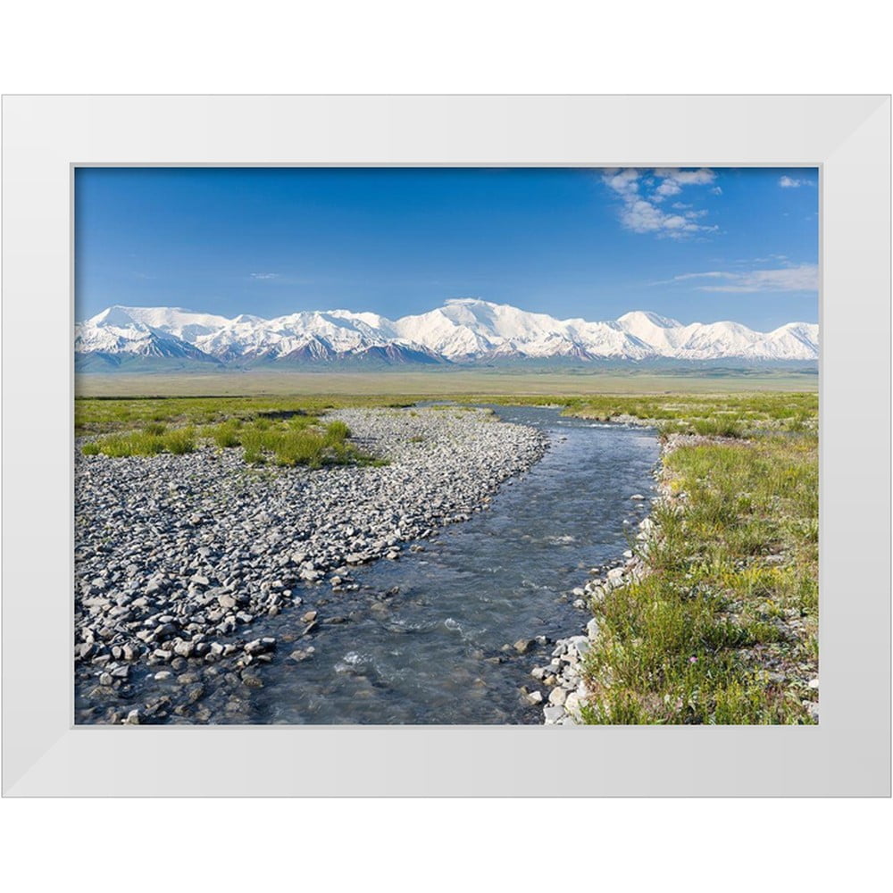 Zwick, Martin 14x12 White Modern Wood Framed Museum Art Print Titled - Peak Pik Lenin or Kullai ...