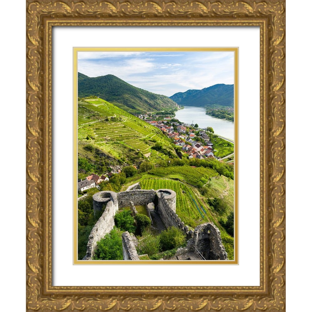 Zwick, Martin 15x18 Gold Ornate Wood Framed with Double Matting Museum ...