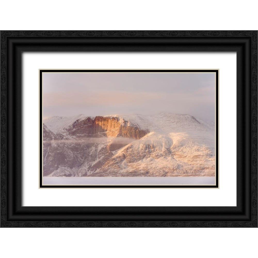 Zwick, Martin 18x13 Black Ornate Wood Framed with Double Matting Museum ...