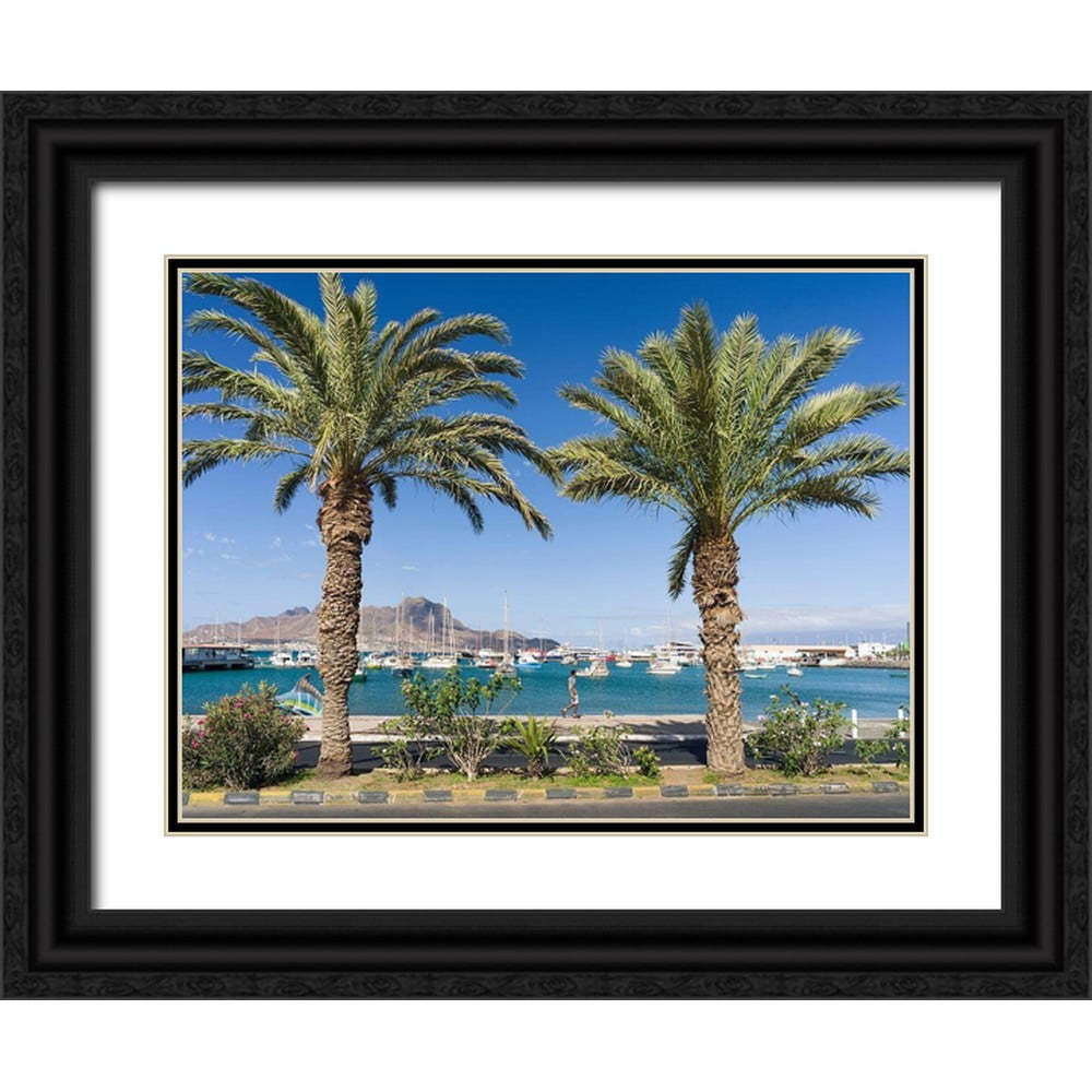 Zwick, Martin 18x15 Black Ornate Wood Framed with Double Matting Museum ...