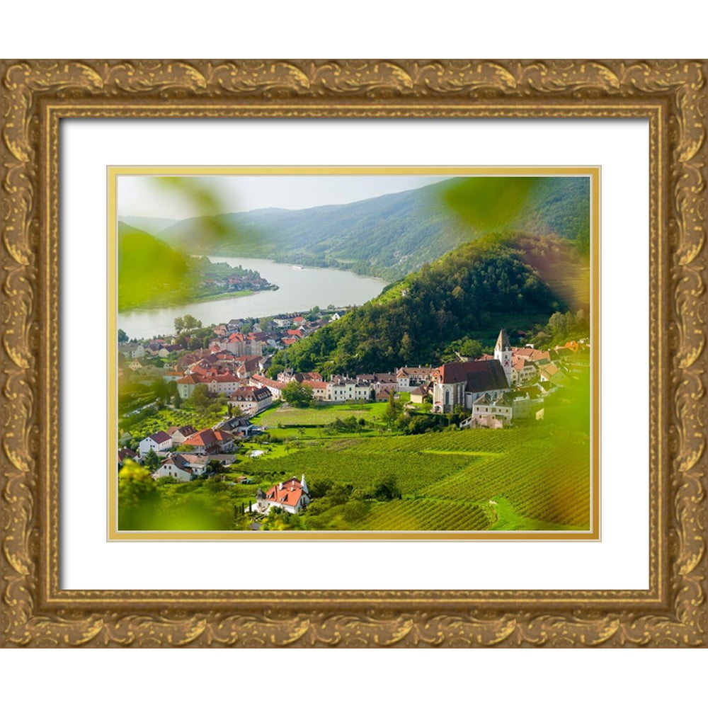 Zwick, Martin 18x15 Gold Ornate Wood Framed with Double Matting Museum ...