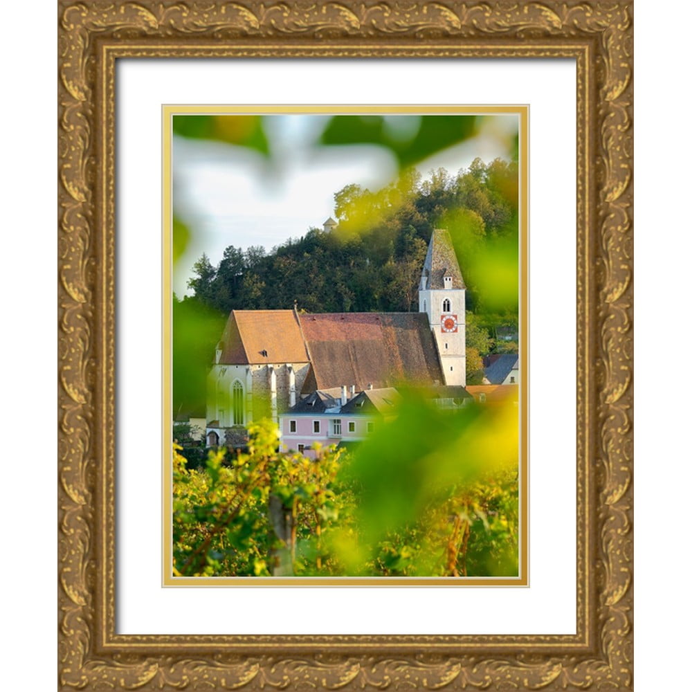 Zwick, Martin 19x24 Gold Ornate Wood Framed with Double Matting Museum ...