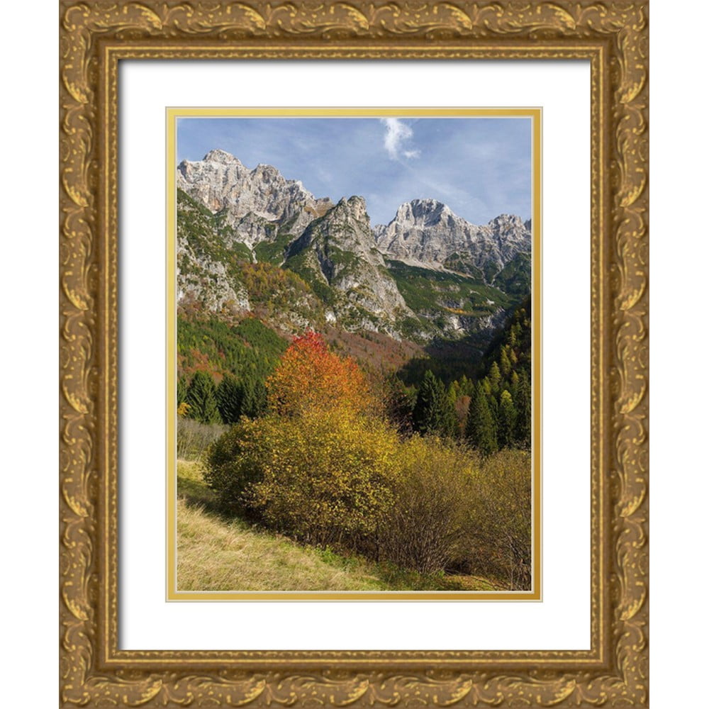 Zwick, Martin 19x24 Gold Ornate Wood Framed with Double Matting Museum ...
