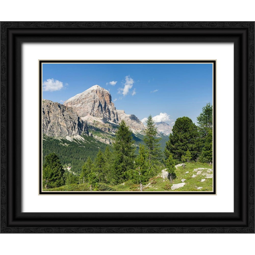 Zwick, Martin 24x19 Black Ornate Wood Framed with Double Matting Museum ...